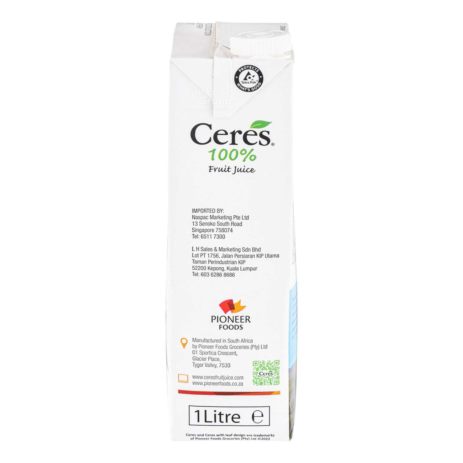 Ceres 100% Juice Blend Packet Drink - Orange | NTUC FairPrice
