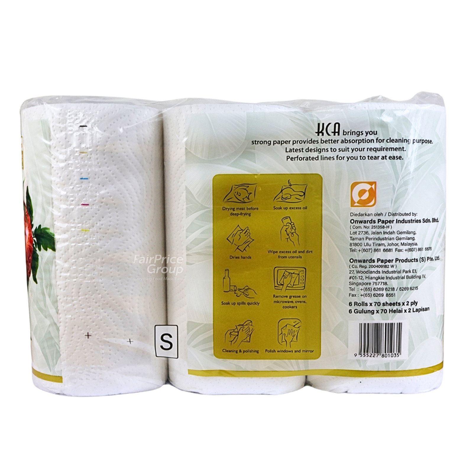 KCA Tissue Rolls - Kitchen | NTUC FairPrice