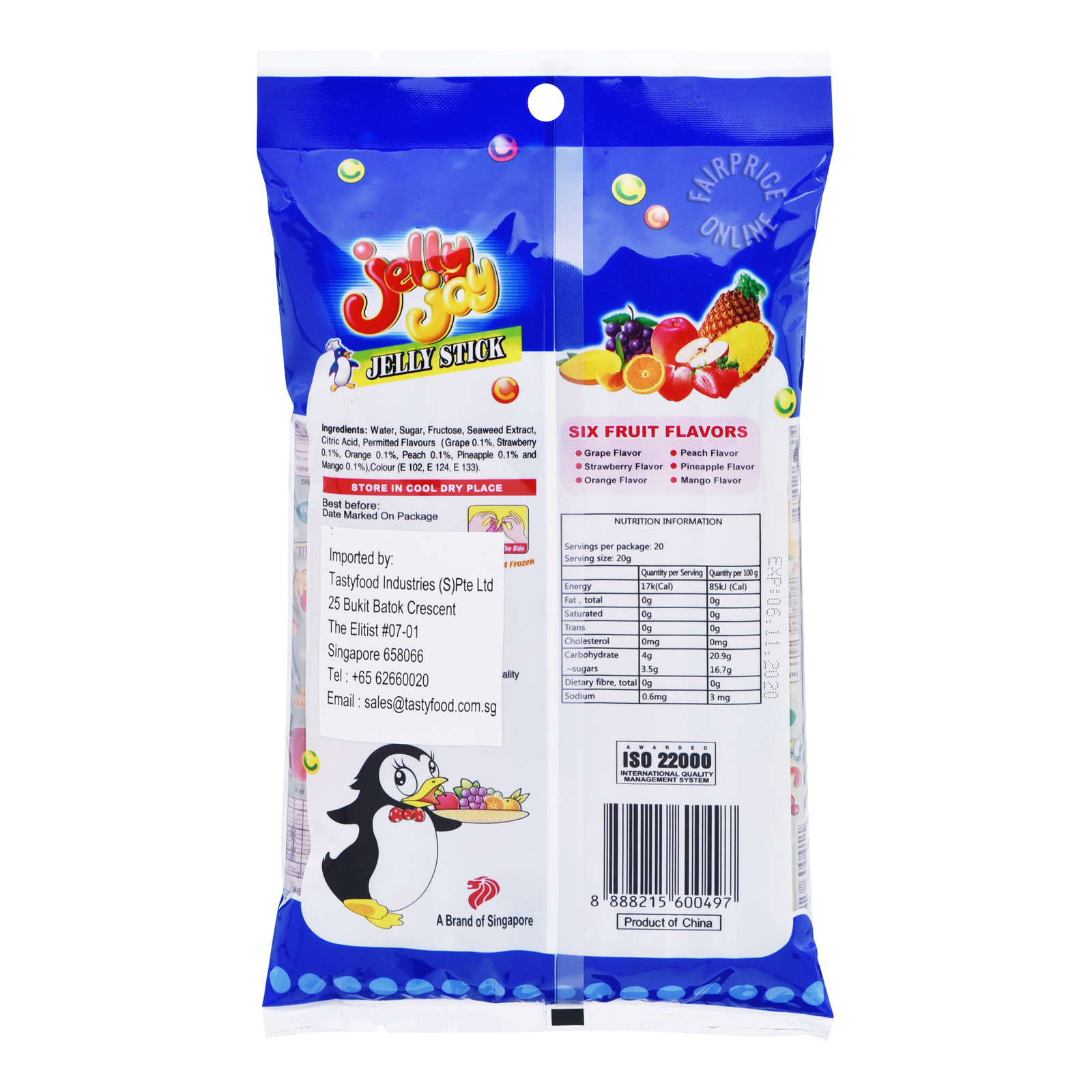 Jelly Joy Jelly - Assorted Flavours (Sticks) | NTUC FairPrice