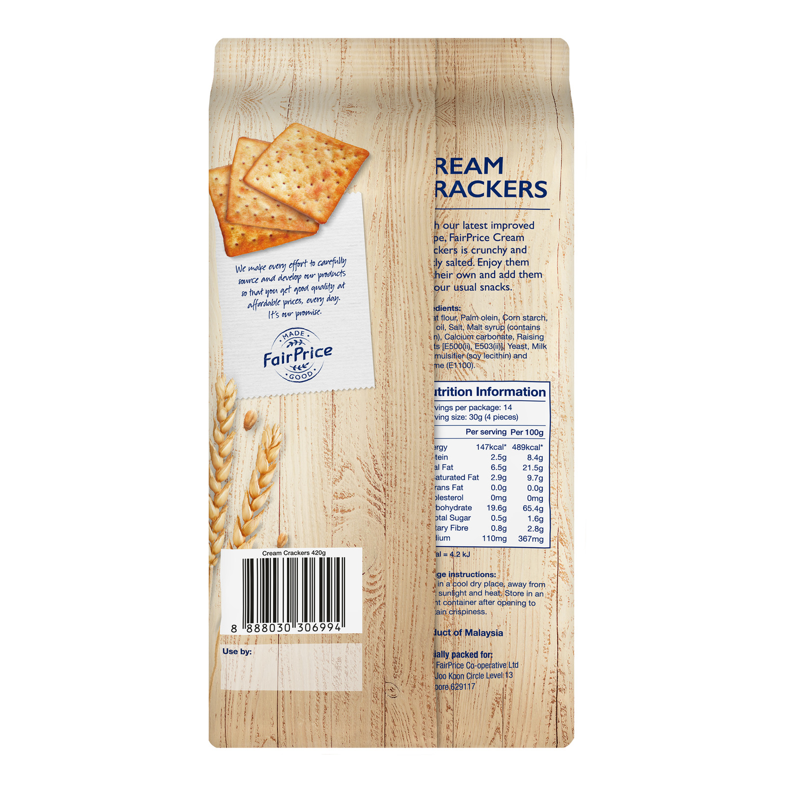 FairPrice Cream Crackers | NTUC FairPrice