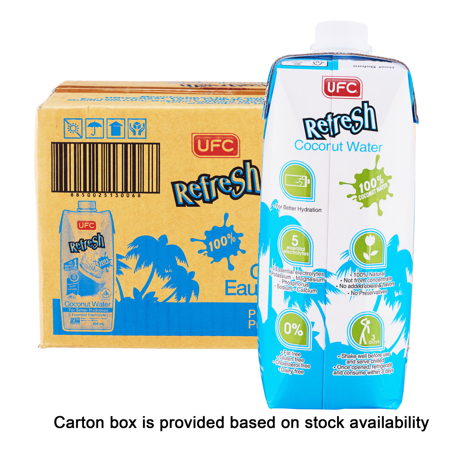UFC Refresh 100% Natural Coconut Water | NTUC FairPrice