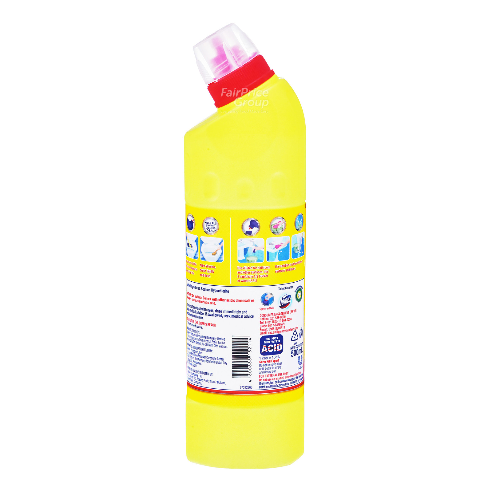 Domex Ultra Thick Bleach - Lemon Explosion | NTUC FairPrice