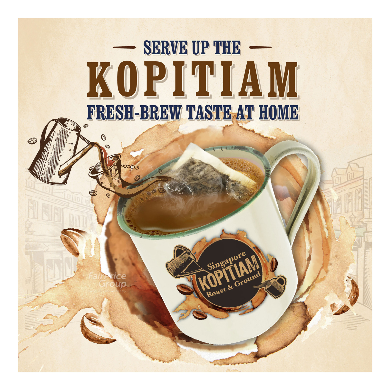 Owl Kopitiam Roast & Ground Coffee Powder - Heritage Blend | NTUC FairPrice