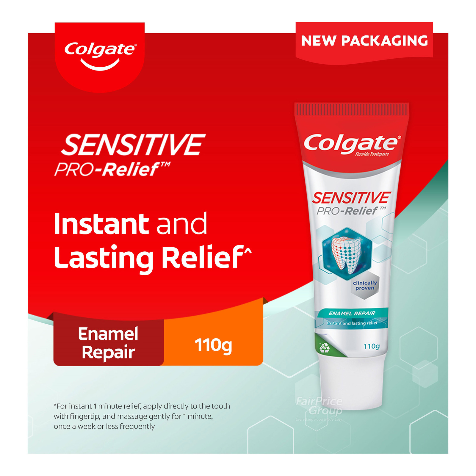 Colgate Sensitive Pro-Relief Toothpaste - Enamel Repair | NTUC FairPrice