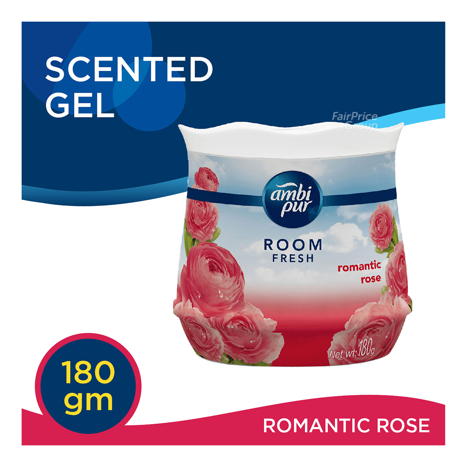 Ambi Pur Gel Fresh - Romantic Rose | NTUC FairPrice
