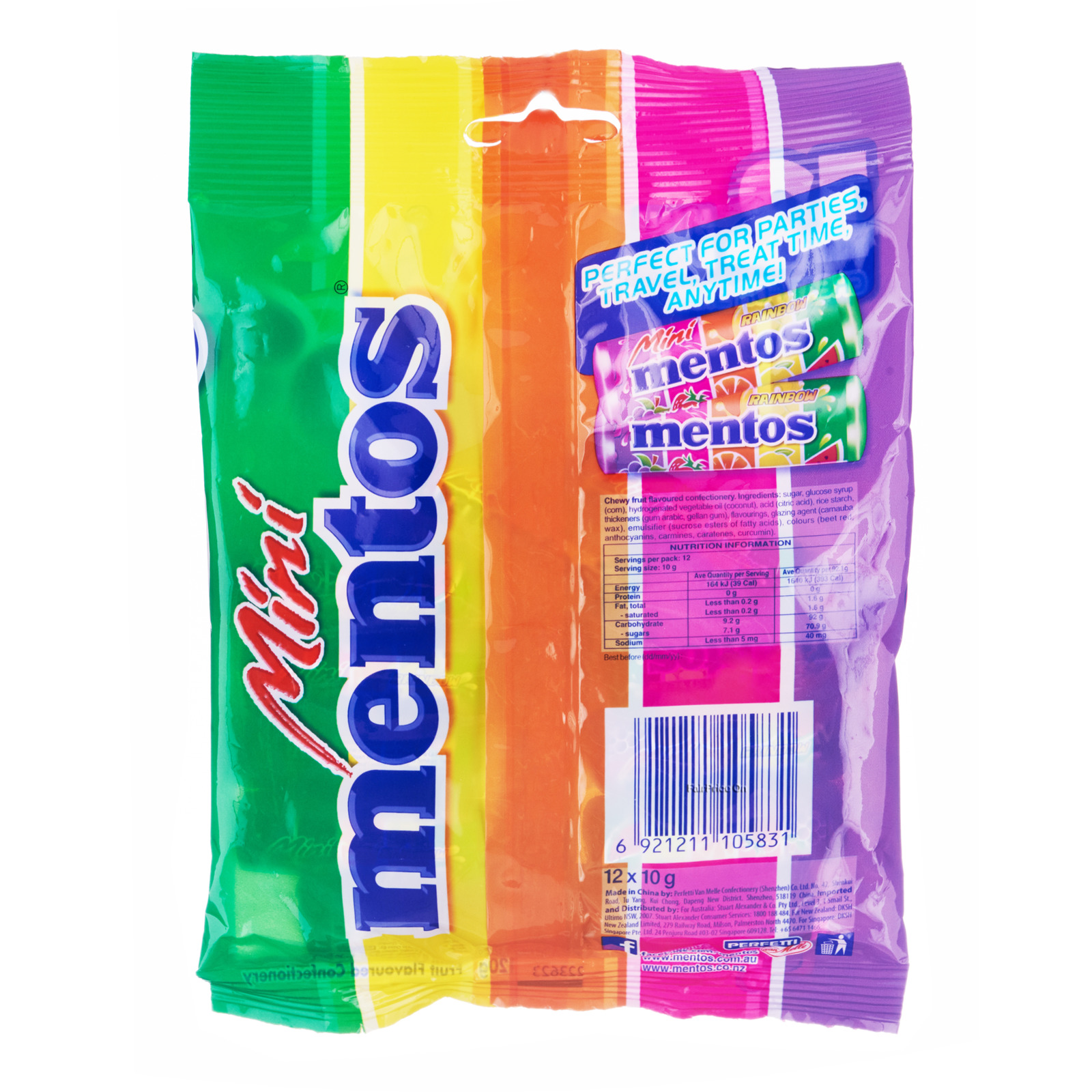 Mentos Mini Chewy Dragees - Rainbow | NTUC FairPrice