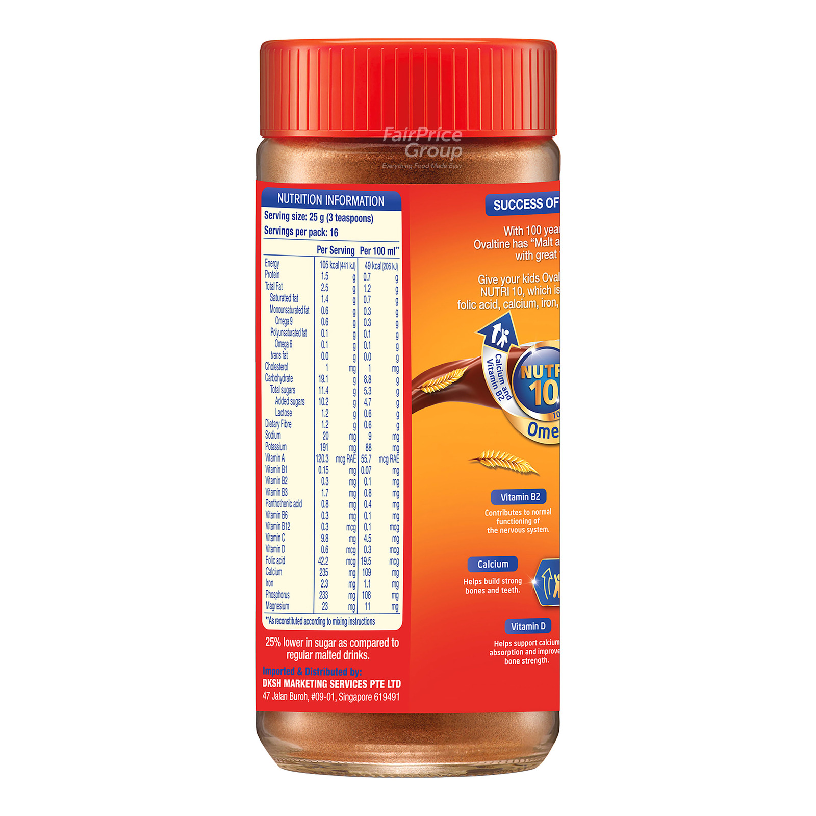 Ovaltine Instant Malt Drink Powder - Chocolate | NTUC FairPrice