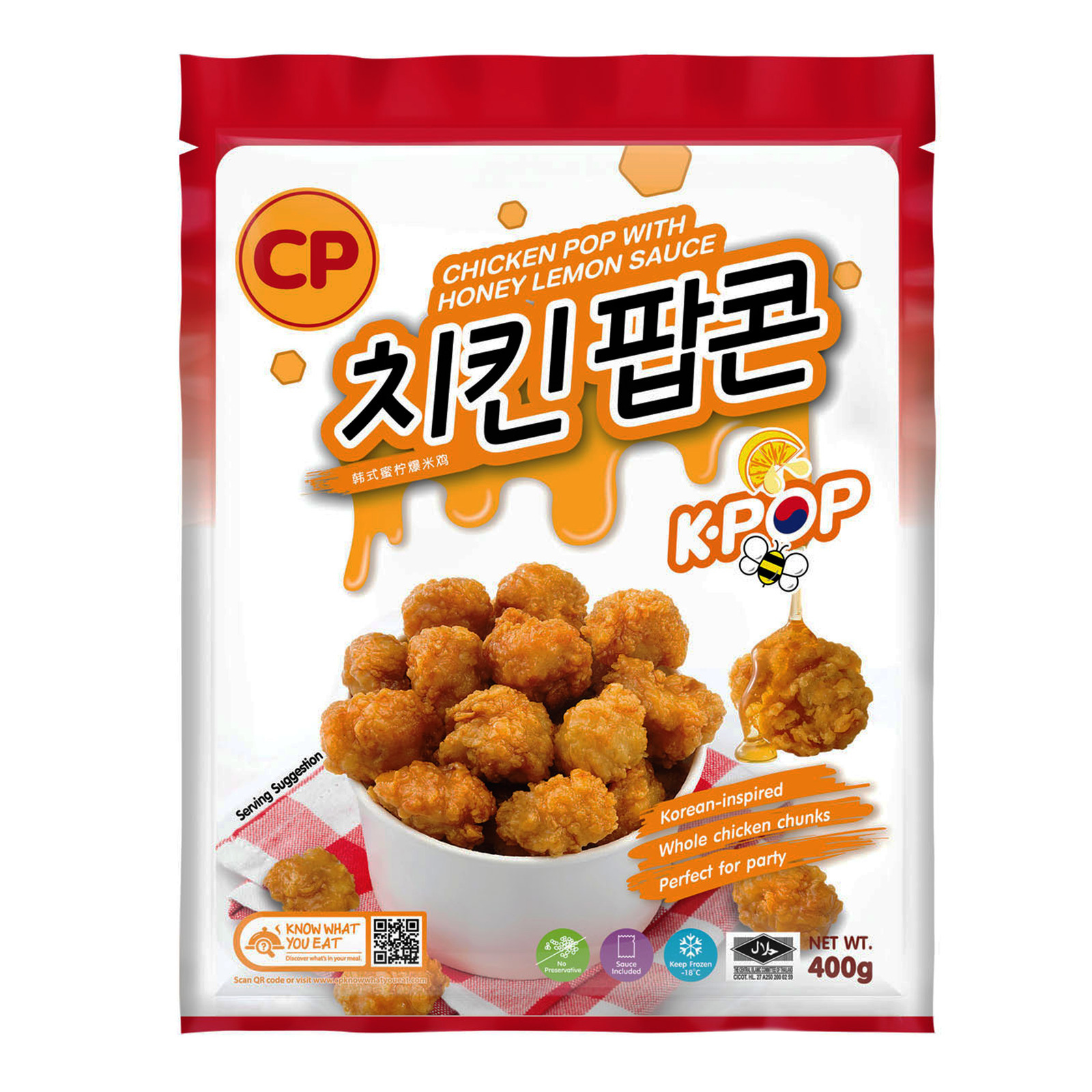 Shop CP Chicken Pop with Sauce - Honey Lemon (Korean Style) For ...