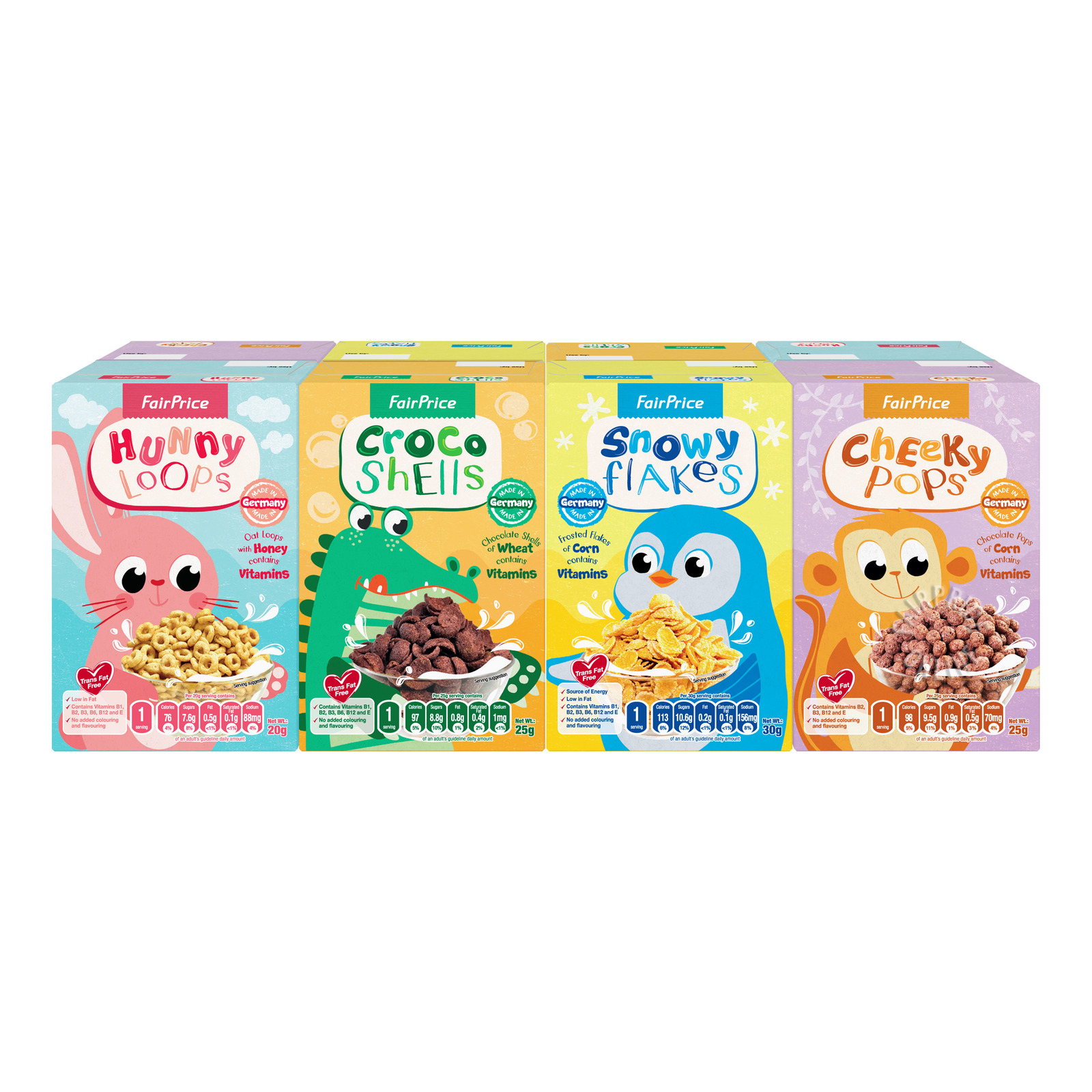 FairPrice Mini Cereals - Assorted | NTUC FairPrice