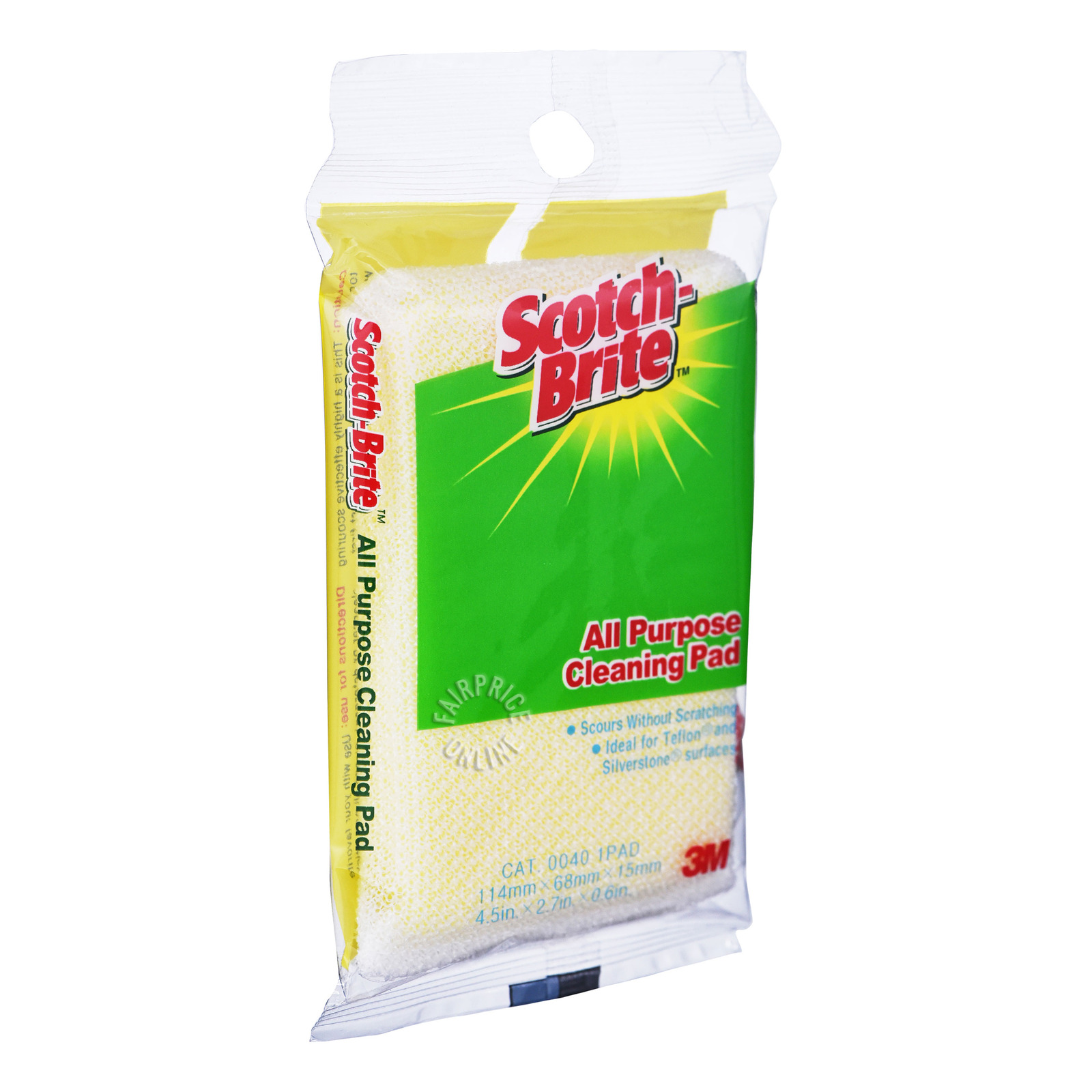 3M Scotch-Brite Scrub Sponge - All Purpose Cleaning Pad | NTUC FairPrice