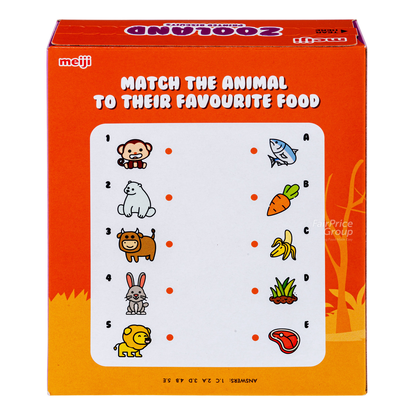 Meiji Printed Biscuits - Zooland | NTUC FairPrice