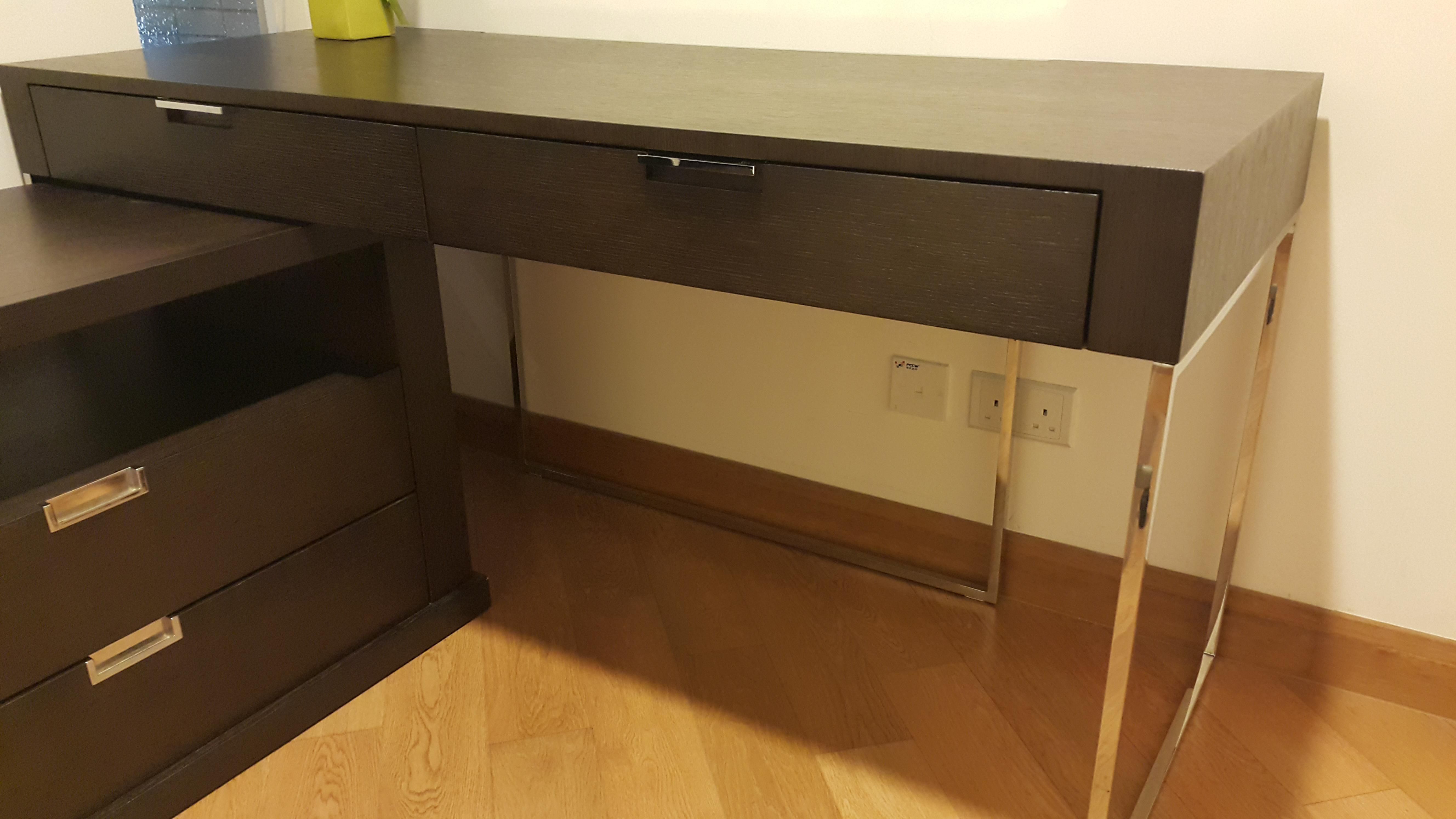 Indigo Living Solid Wood Writing Desk | Secondhand.hk