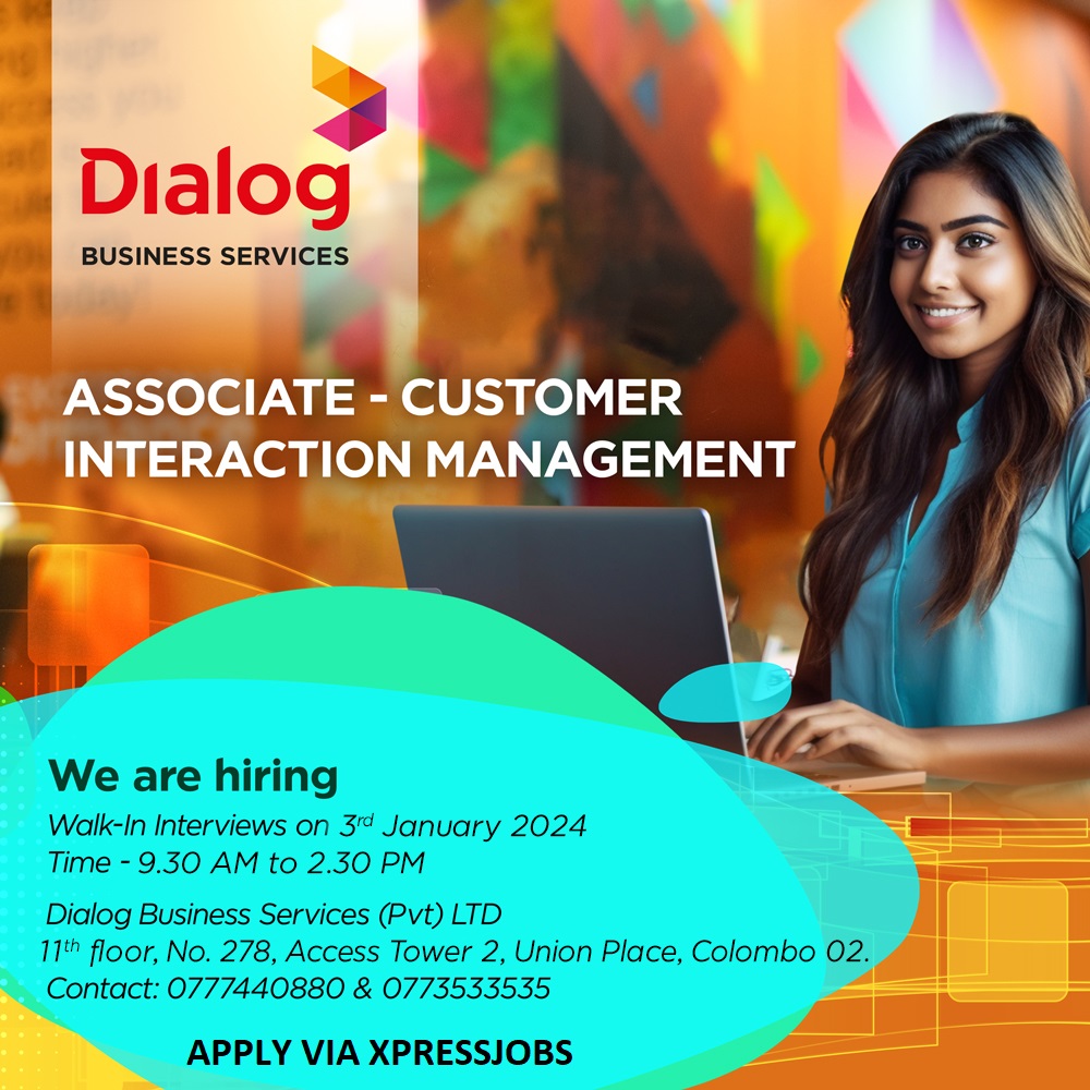 Walk In Interview | Associate - Customer Interaction Management ...
