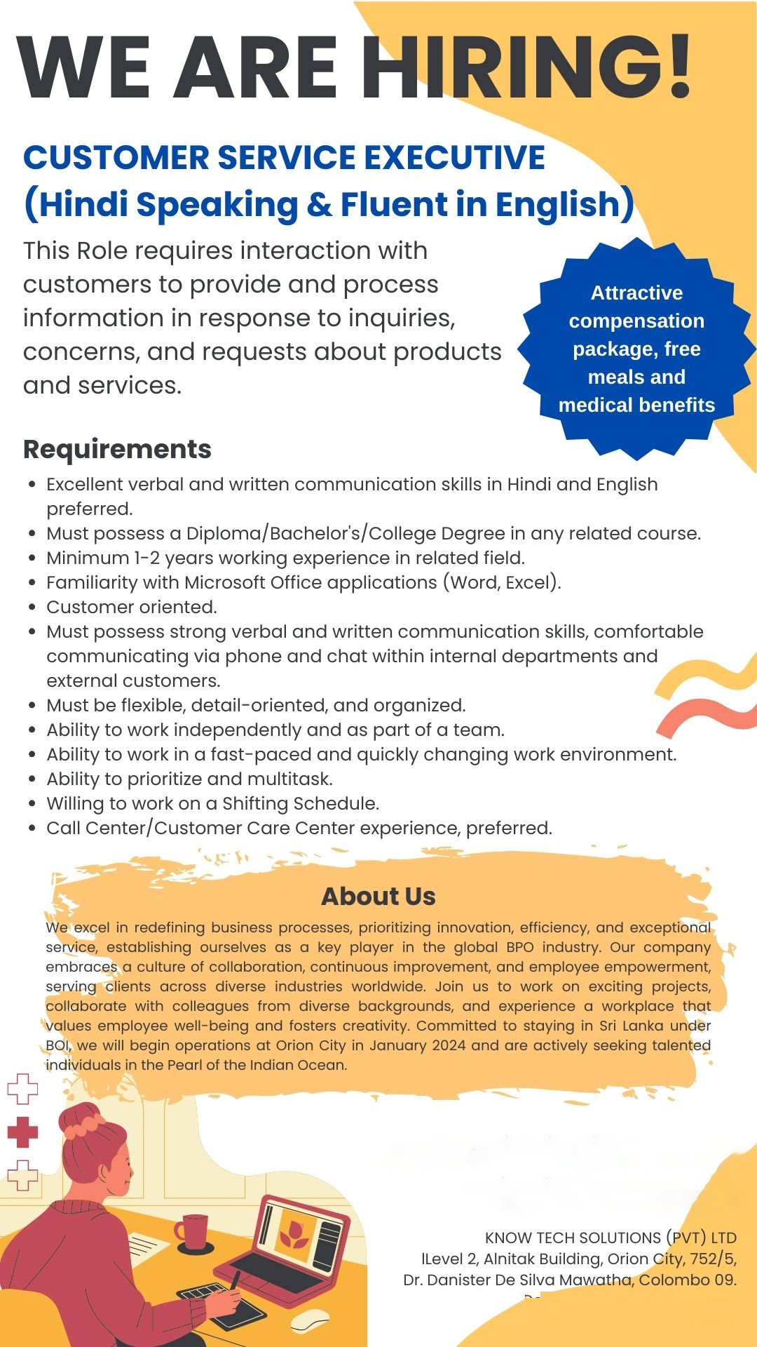 Customer Service Executives - Know Tech Solutions (Pvt) Ltd | XpressJobs
