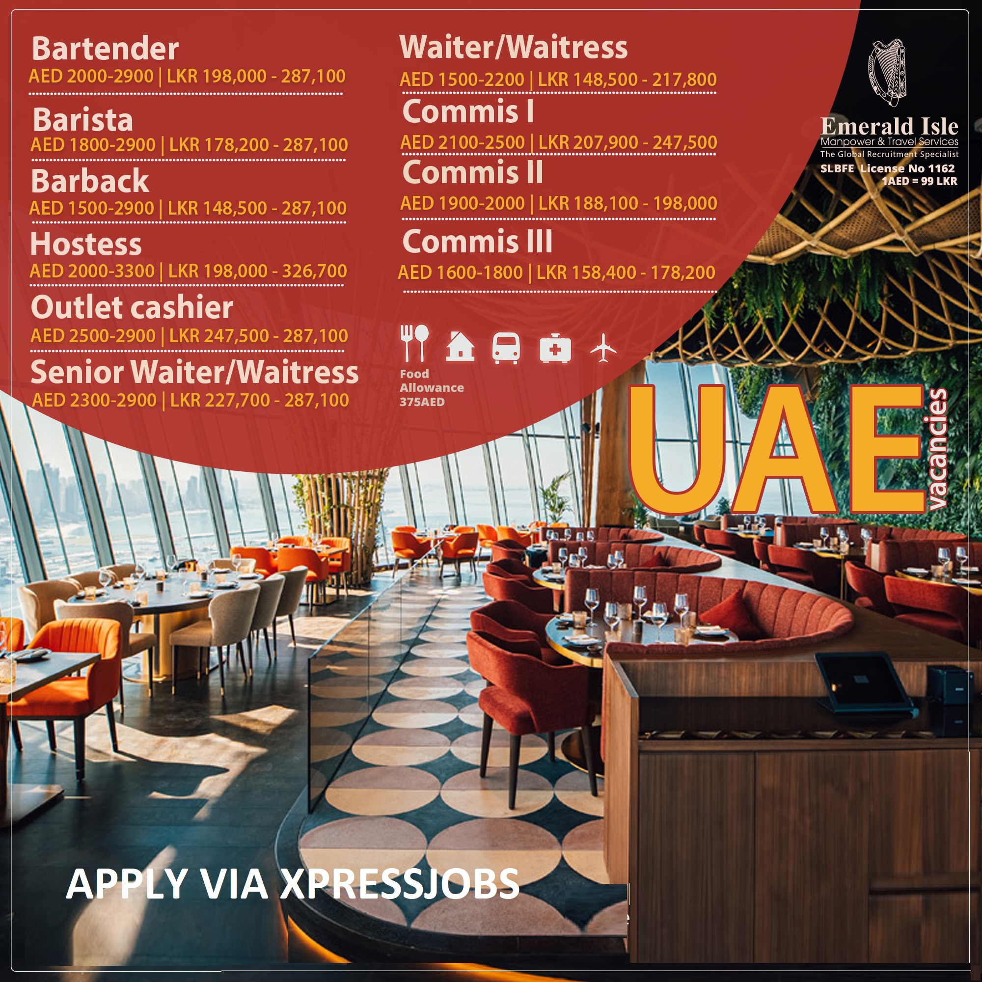 Vacancies In UAE Emerald Isle Group Of Companies XpressJobs