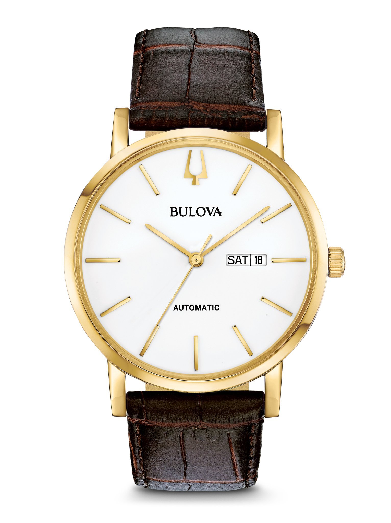 Bulova Classic Automatic White Dial Mens 97C107