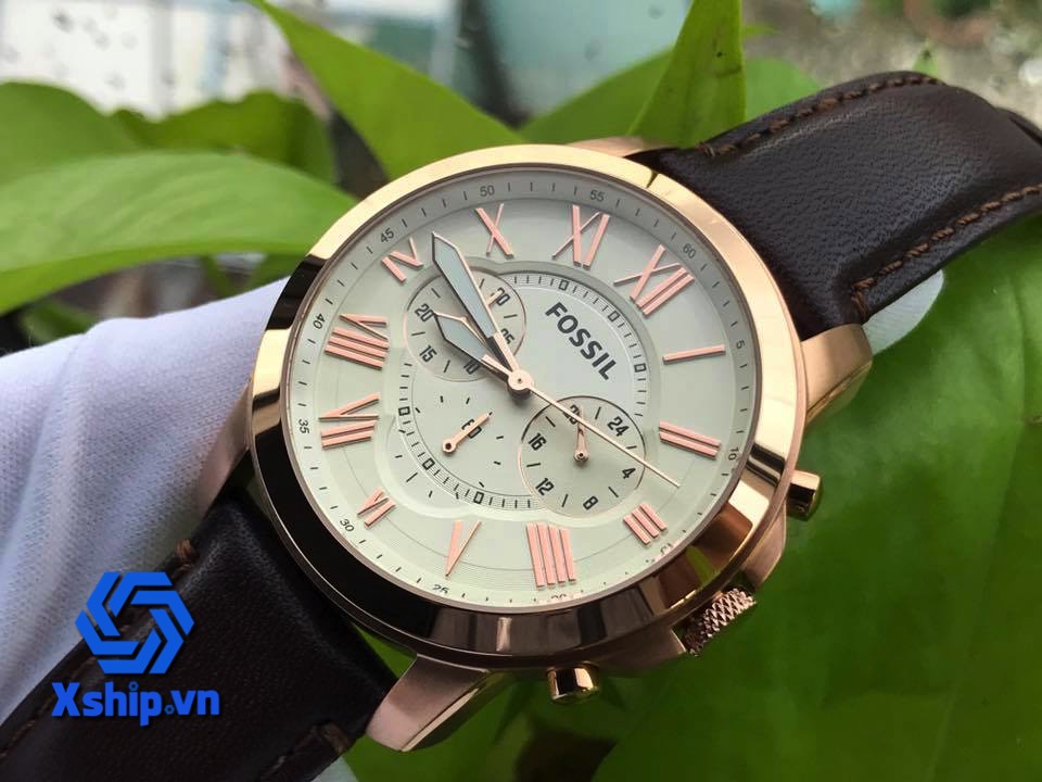 Fossil FS4991 Grant Chronograph Eggshell