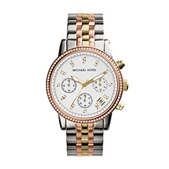 Michael Kors MK6344 Ritz Chronograph Tricolor Tone Unisex Watch