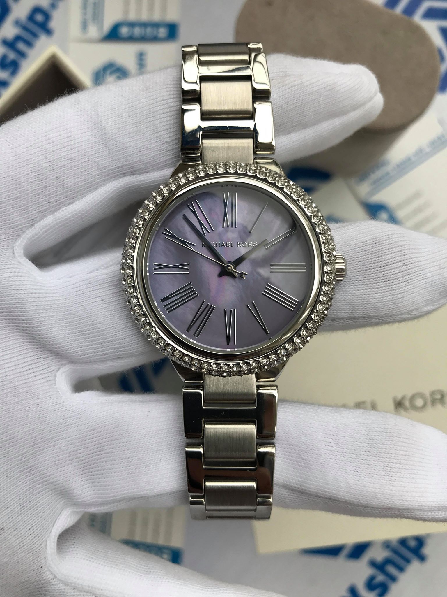 Michael Kors Watches Womens Taryn Stainless-Steel Watch MK6562