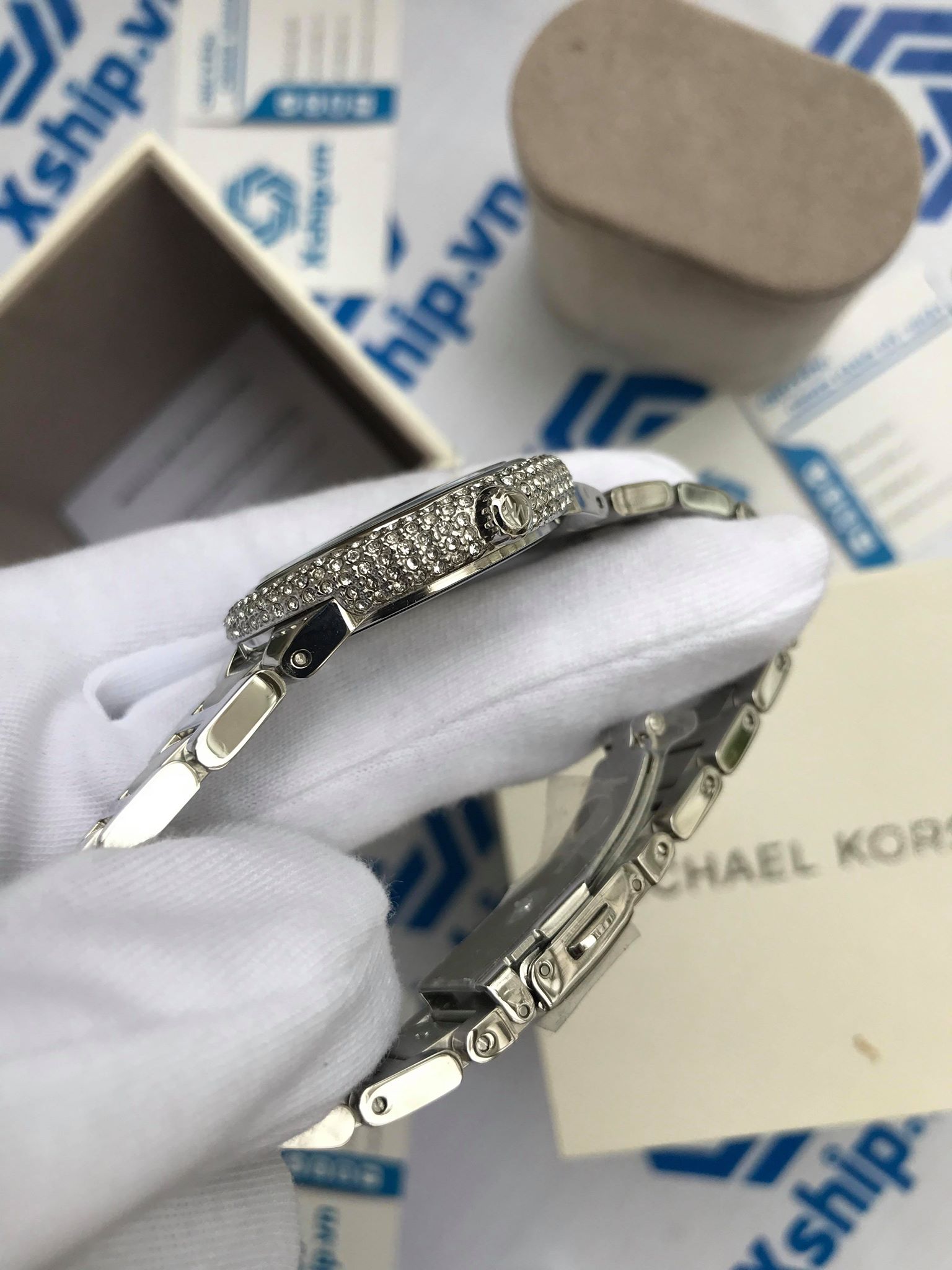 Michael Kors Watches Womens Taryn Stainless-Steel Watch MK6562