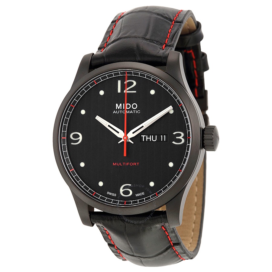 Mido Multifort Automatic Black Dial Mens M0054303705000