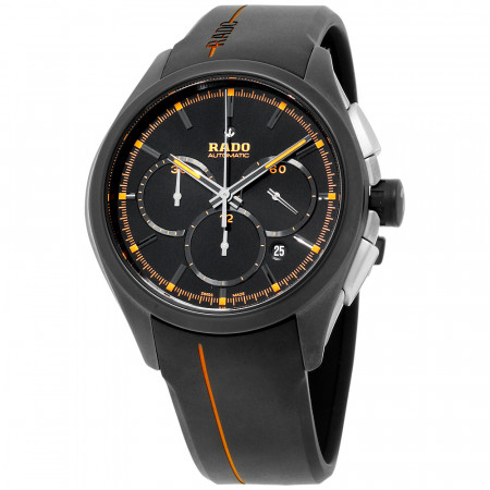 Rado Hyperchrome XXL Black Dial Black Rubber Mens R32525169