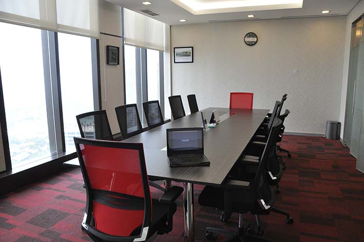 Sewa Ruang Meeting Rhone Room Lantai 25 di Alamanda Tower | XWORK