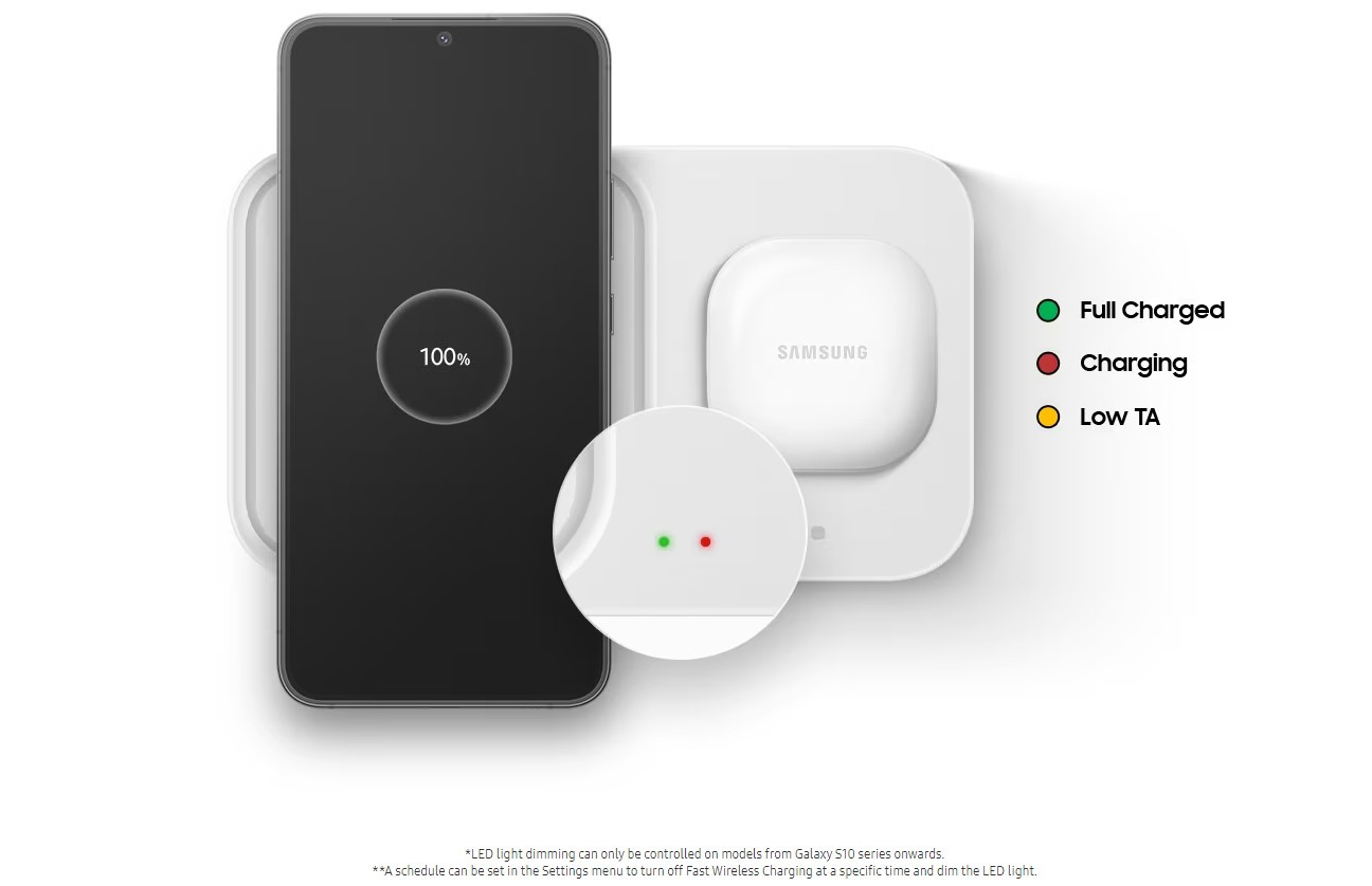 Samsung Super Fast Wireless Charger Duo - Original 6 Months Warranty By ...