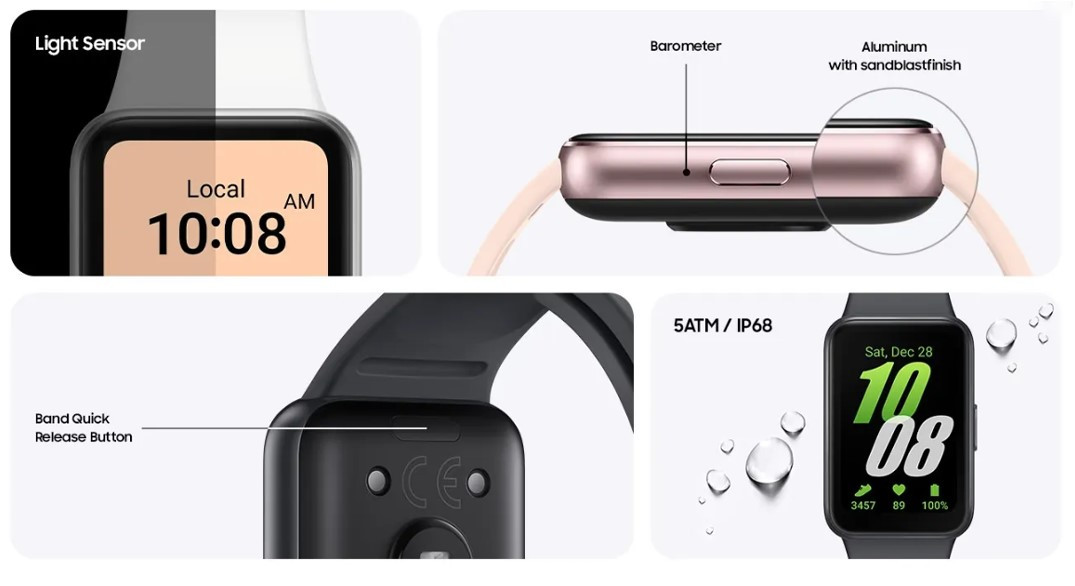 Samsung Galaxy Fit3 (R390) Smartwatch Price In Malaysia - KTS