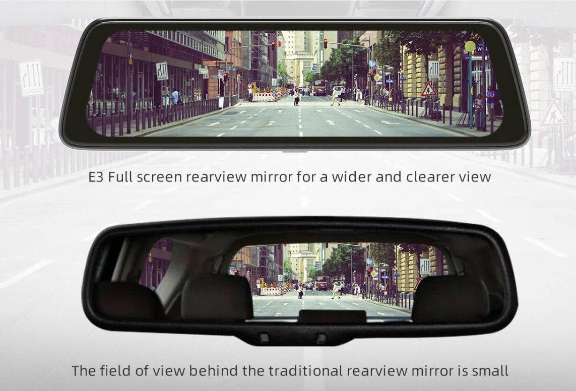 DDPAI Mola E3 Rearview Mirror Dashcam Malaysia - KTS