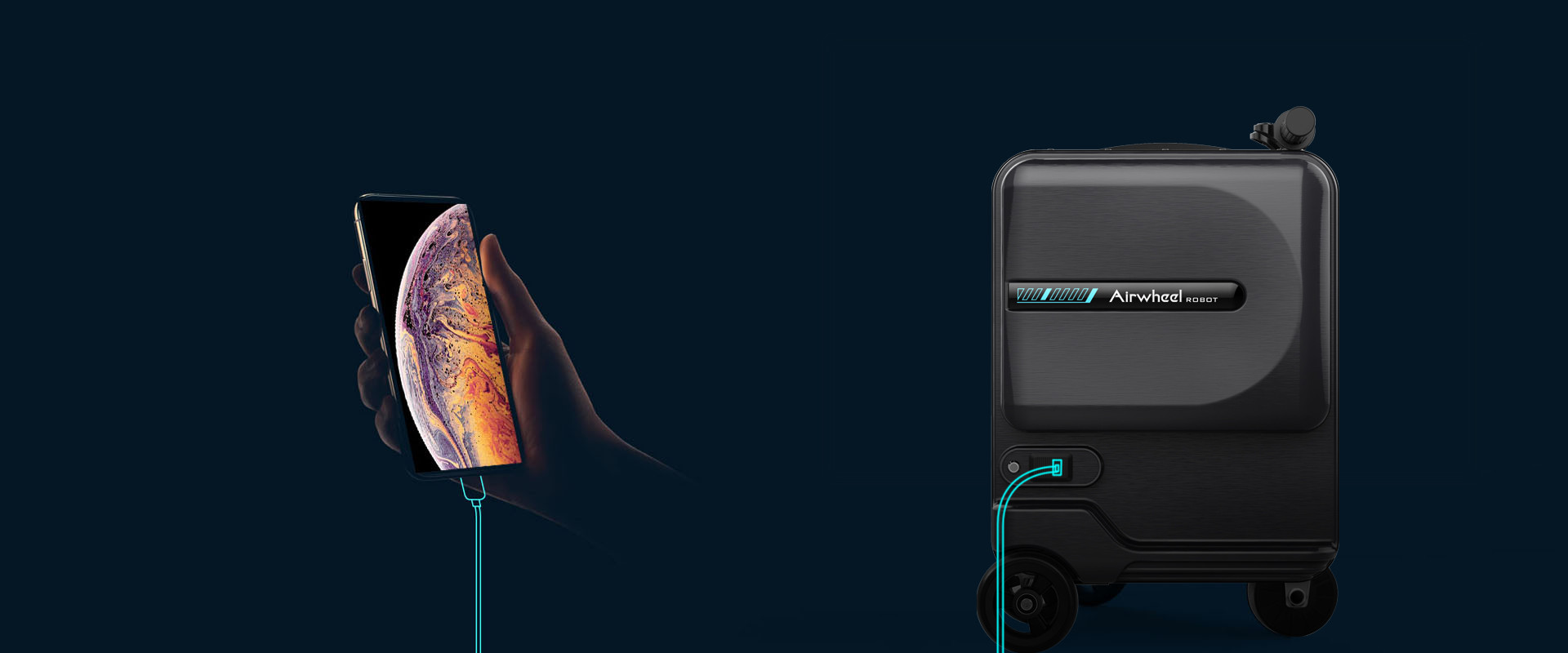 Airwheel SE3 Mini T Smart Riding Electric Motor Suitcase 20″ - Mega ...