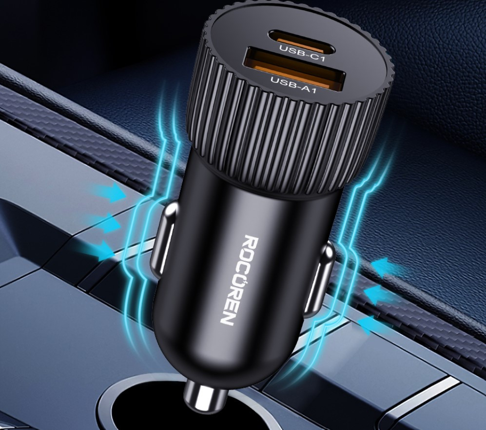 Rocoren Xuanwo Series 48W Car Charger (1C+1A) Malaysia - KTS