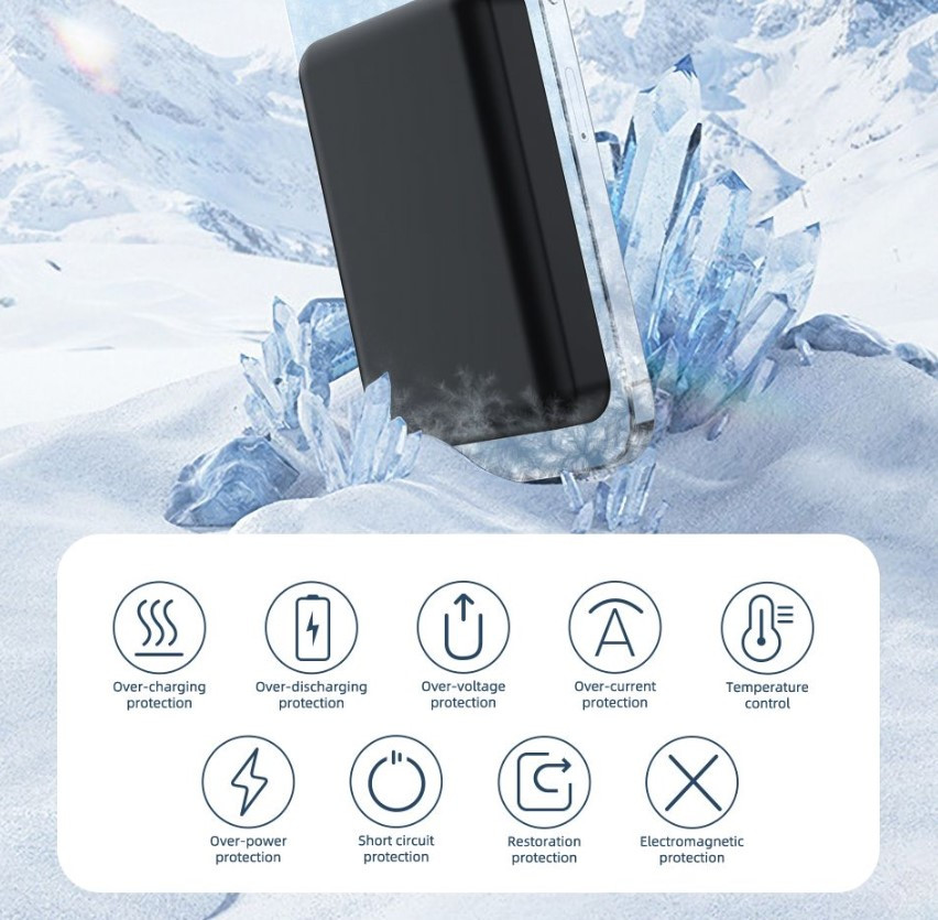 Rocoren Magnetic Power Bank 10000mAh PD20W Malaysia - KTS