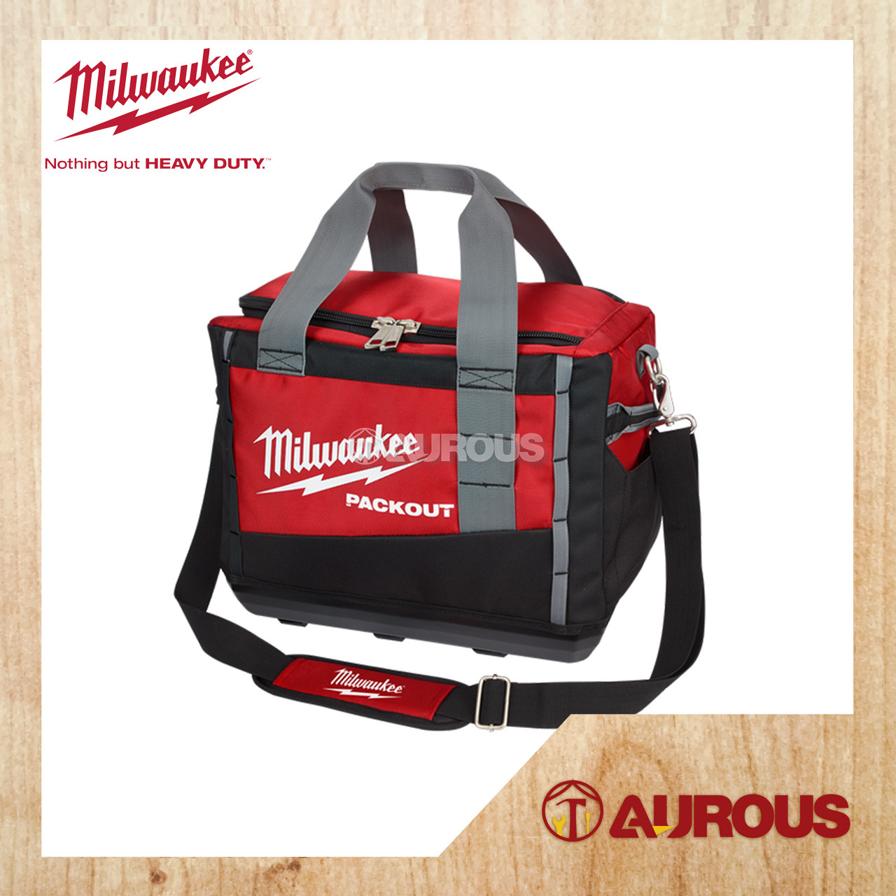 MILWAUKEE PACKOUT 381MM (15") TOOL BAG 48-22-8321N-P - Aurous Hardware ...