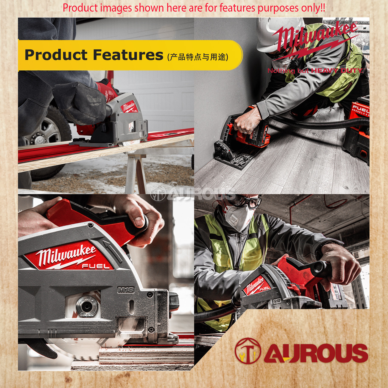 MILWAUKEE M18 FUEL 165MM TRACK SAW EXCLUSIVE PROMOTION (M18 FPS55-0B0 ...