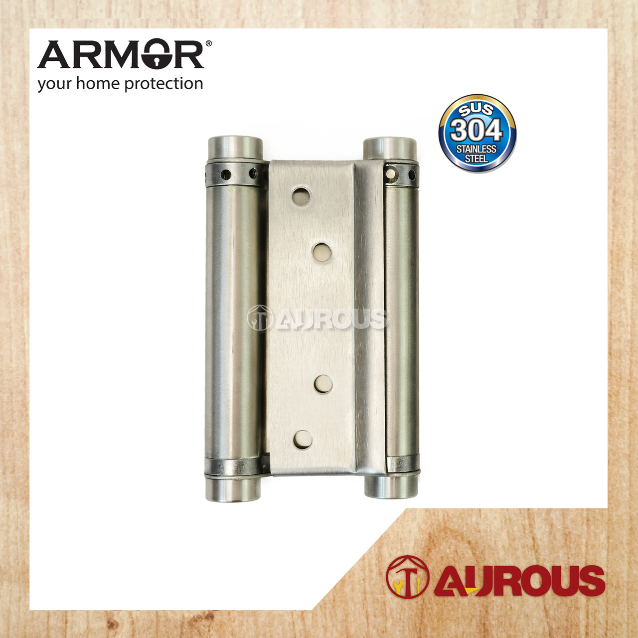 ARMOR STAINLESS STEEL SUS304 DOUBLE ACTION SPRING HINGE FOR WOODEN DOOR ...
