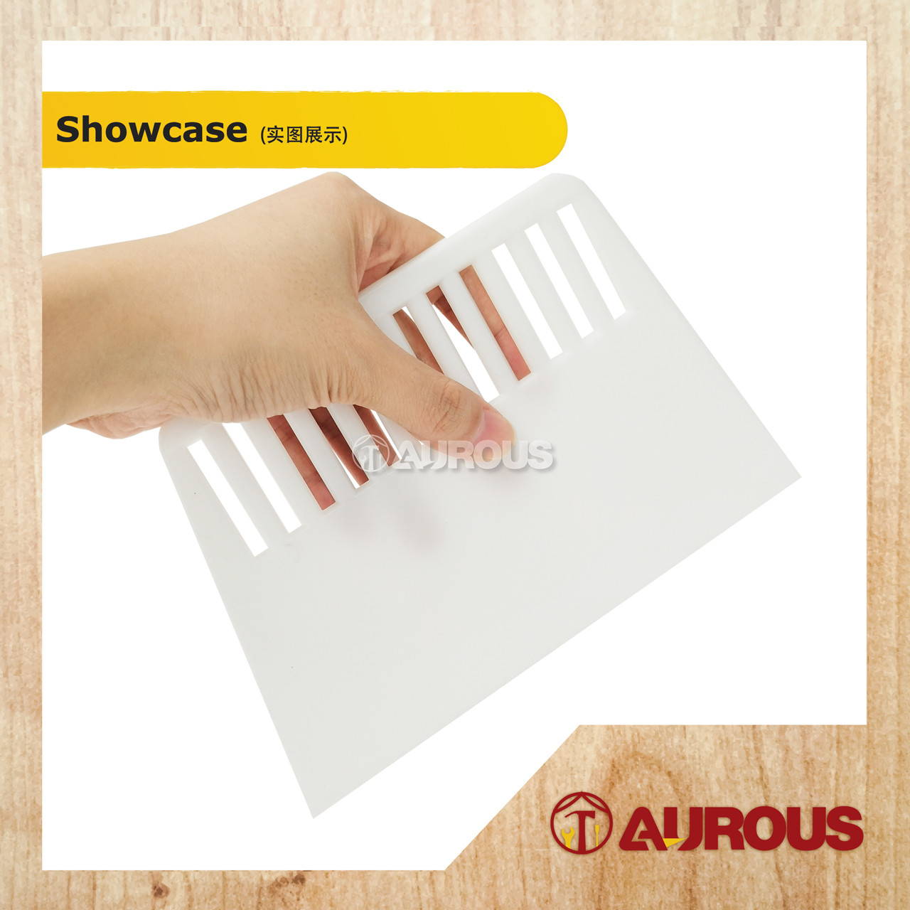 PVC SCRAPER RECTANGULAR SHAPE MULTIPURPOSE SCRAPER 5'' X 7'' (WHITE ...