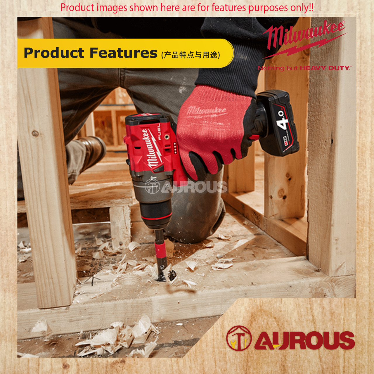 MILWAUKEE M12 FUEL GEN 3 13MM PERCUSSION HAMMER DRILL/DRIVER (M12 FPD2 ...