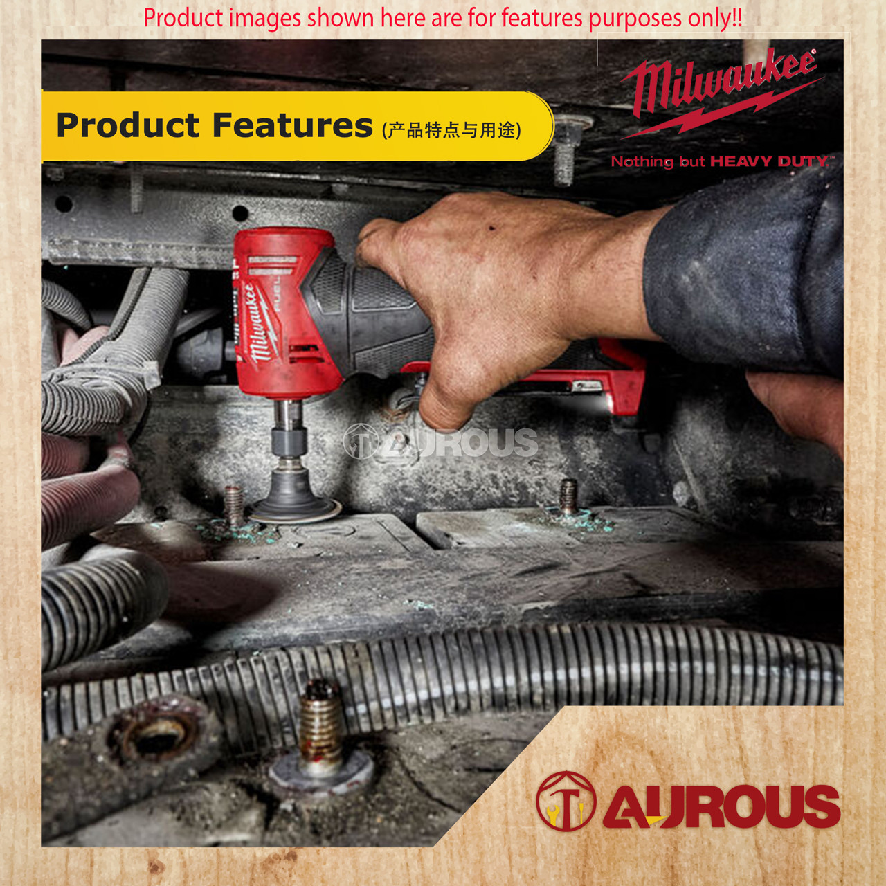 MILWAUKEE M12 FUEL RIGHT ANGLE DIE GRINDER M12 FDGA-0 (BARE TOOL ...