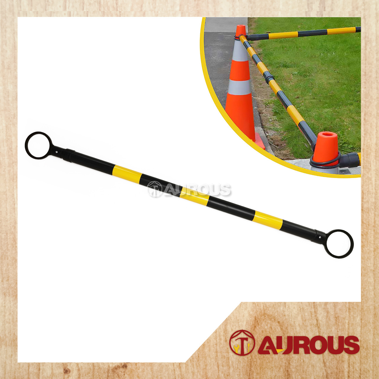 2 METER EXPANDABLE RETRACTABLE CONE BAR POLE TRAFFIC CONNECTING ...