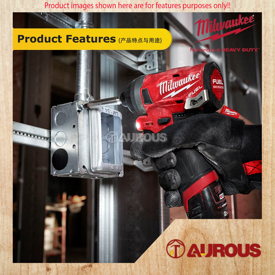 MILWAUKEE M12 2.0Ah RED REDLITHIUM-ION BATTERY M12 B2 - Aurous Hardware ...