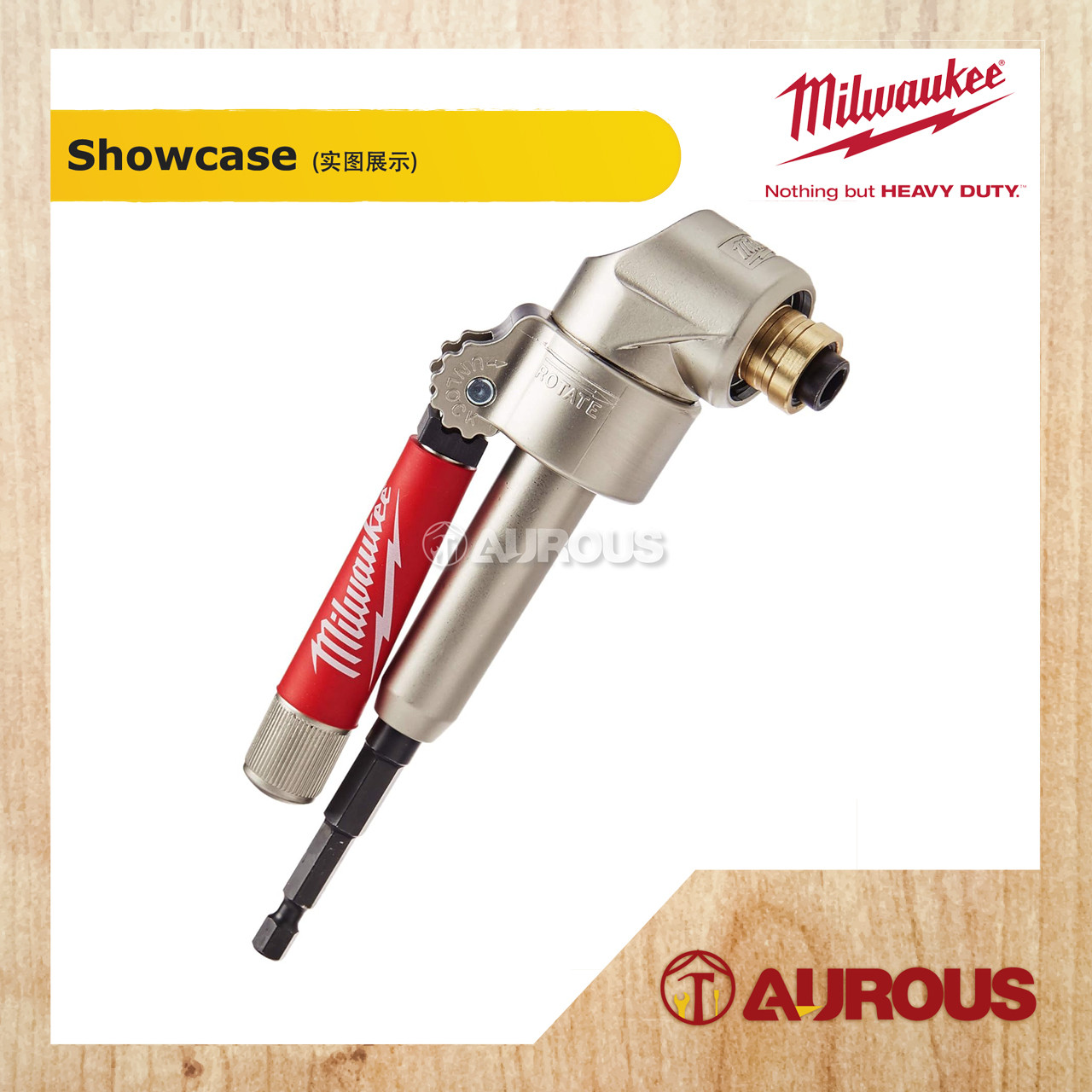 MILWAUKEE OFFSET SCREW DRIVER/DRILL RIGHT ANGLE ATTACHMENT OSD2 4932 ...