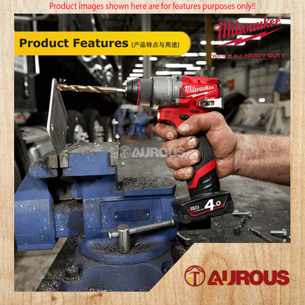 MILWAUKEE M12 FUEL GEN 3 13MM PERCUSSION HAMMER DRILL/DRIVER (M12 FPD2 ...