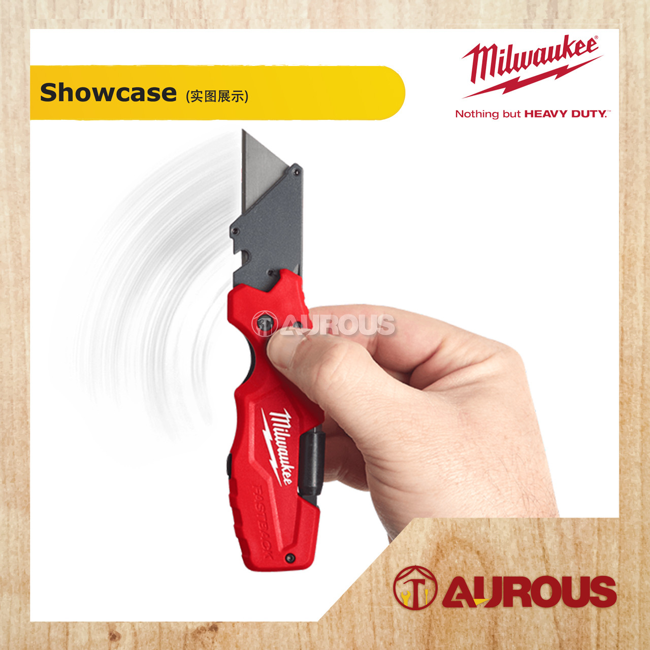 MILWAUKEE PRESS & FLIP FASTBACK 6 IN 1 FOLDING UTILITY KNIFE WITH ...