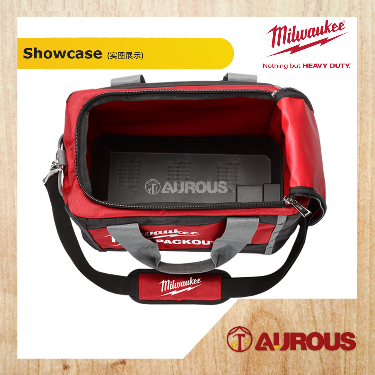 MILWAUKEE PACKOUT 381MM (15") TOOL BAG 48-22-8321N-P - Aurous Hardware ...