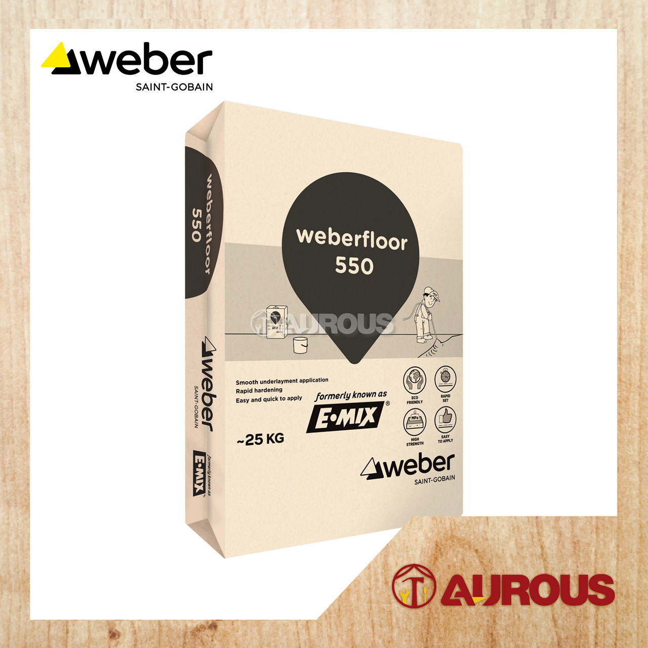 WEBER SELF LEVELING CEMENT FAST HARDENING CEMENTTITIOUS FLOORING SYSTEM ...