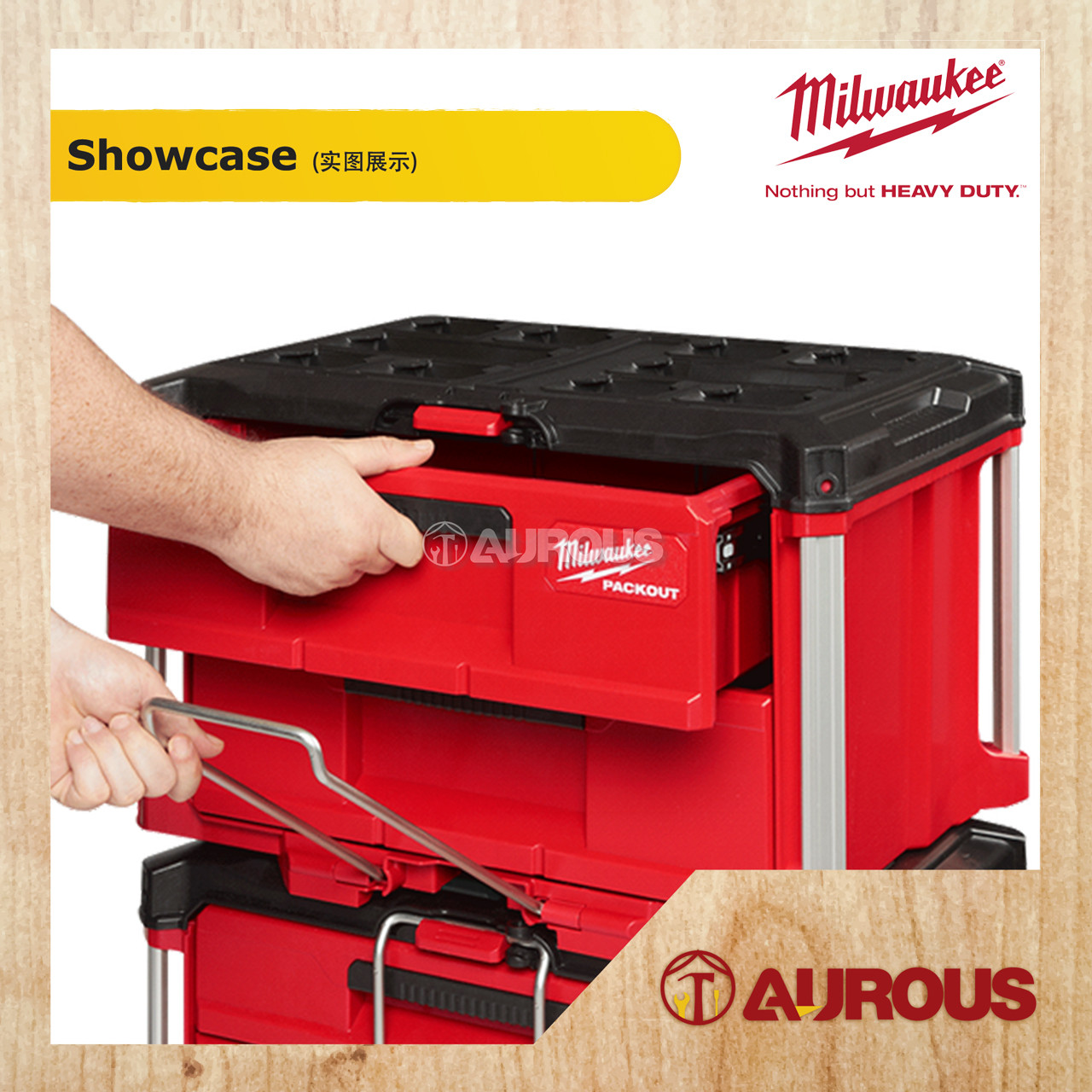 MILWAUKEE PACKOUT 2 DRAWER TOOL BOX (48-22-8442) - Aurous Hardware ...