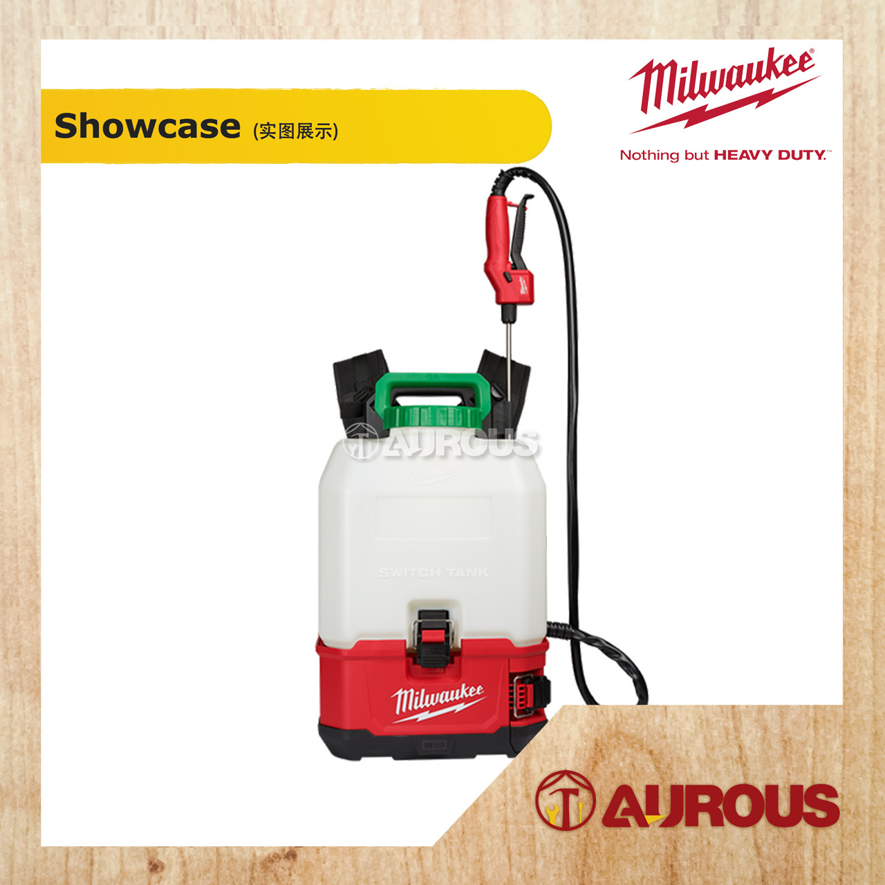 MILWAUKEE M18 SWITCH TANK 15 LITRE BACKPACK CHEMICAL SPRAYER WITH ...