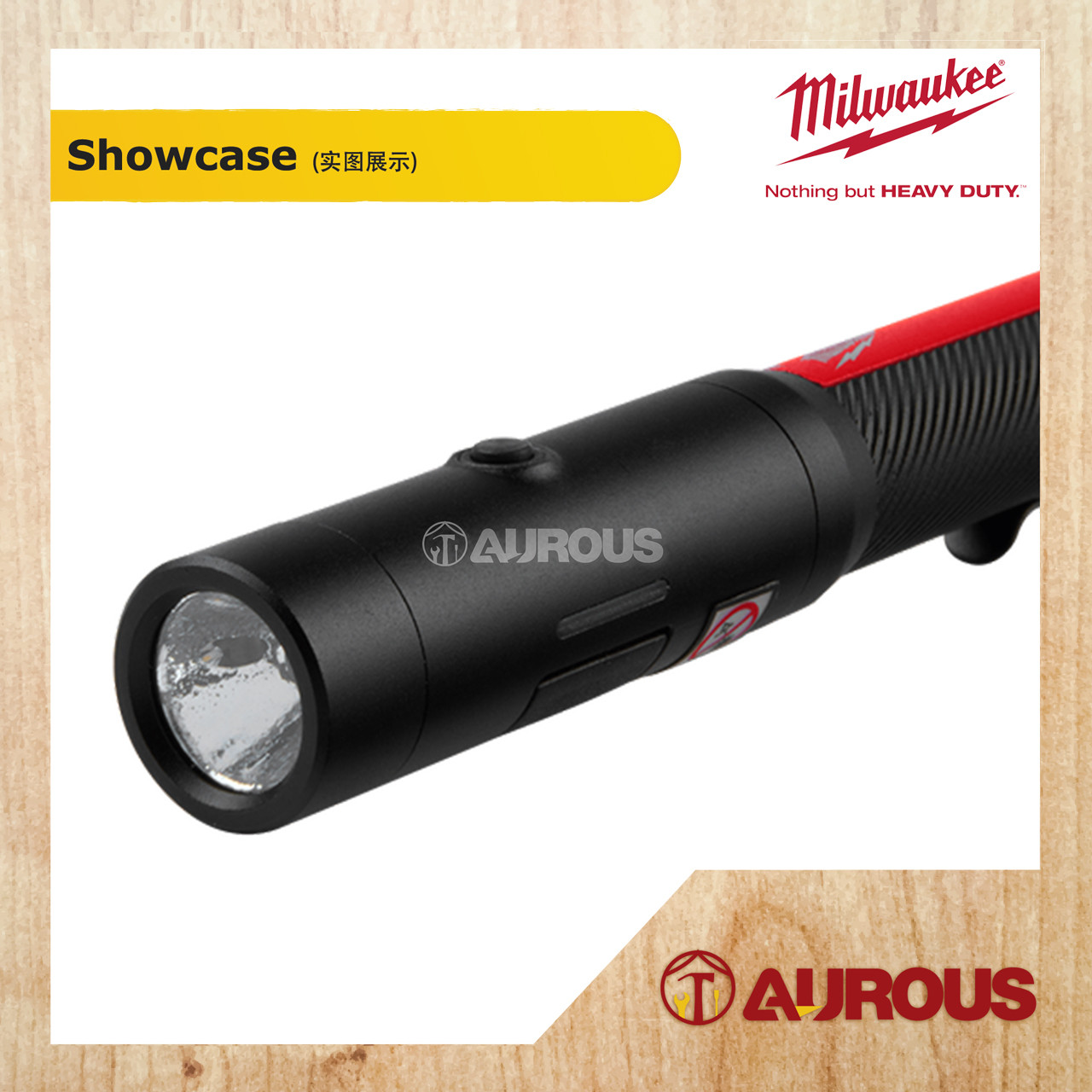MILWAUKEE INTERNAL RECHARGEABLE PENLIGHT WITH LASER 250 MAX LUMENS (IR ...