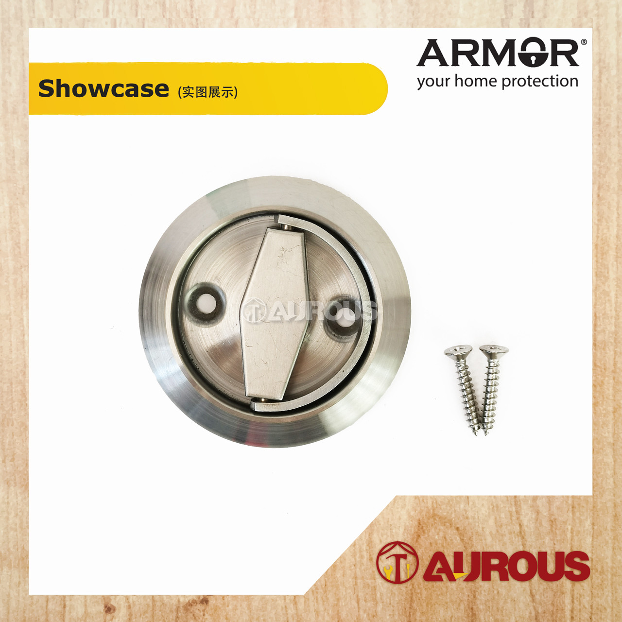 ARMOR STAINLESS STEEL SUS304 FLUSH PULL RING DOOR HANDLE (AFP-700/SS ...